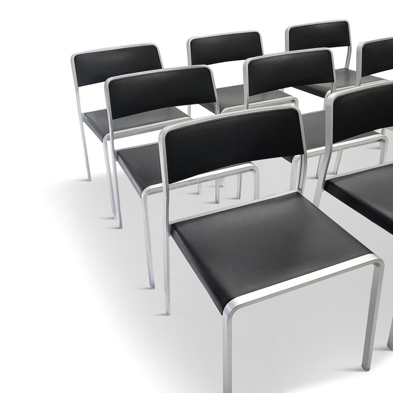 Set of 8 Bridge Chairs by Carlo Tamborini for Pallucco at 1stDibs