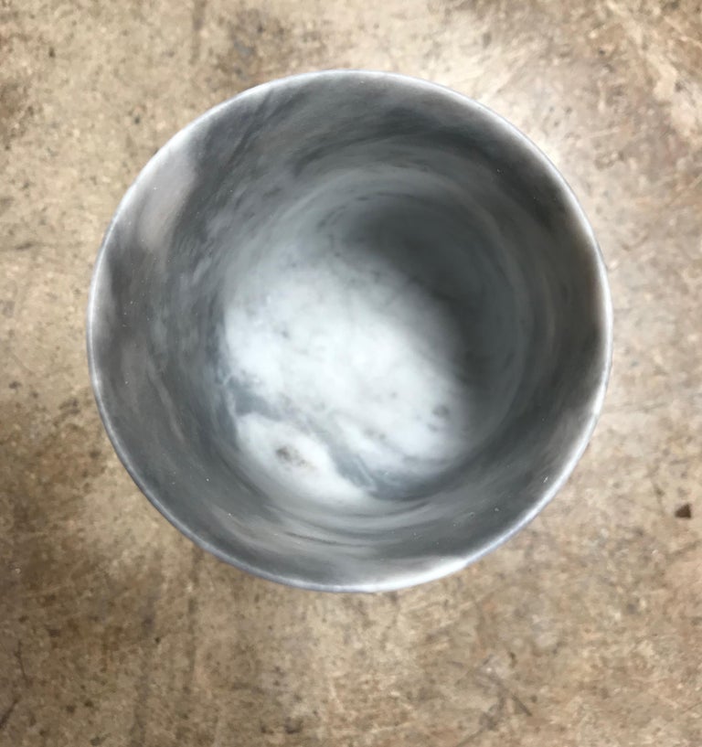 Set of 8 Carrara Marble Glasses, Italy For Sale at 1stDibs