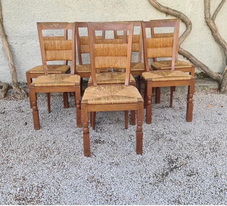 Set of 8 Chairs circa 1940 at 1stDibs