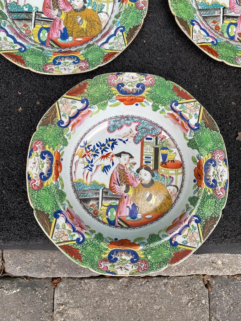 Set of 8 Early 19th Century English Mason's Enameled Ironstone China in ...