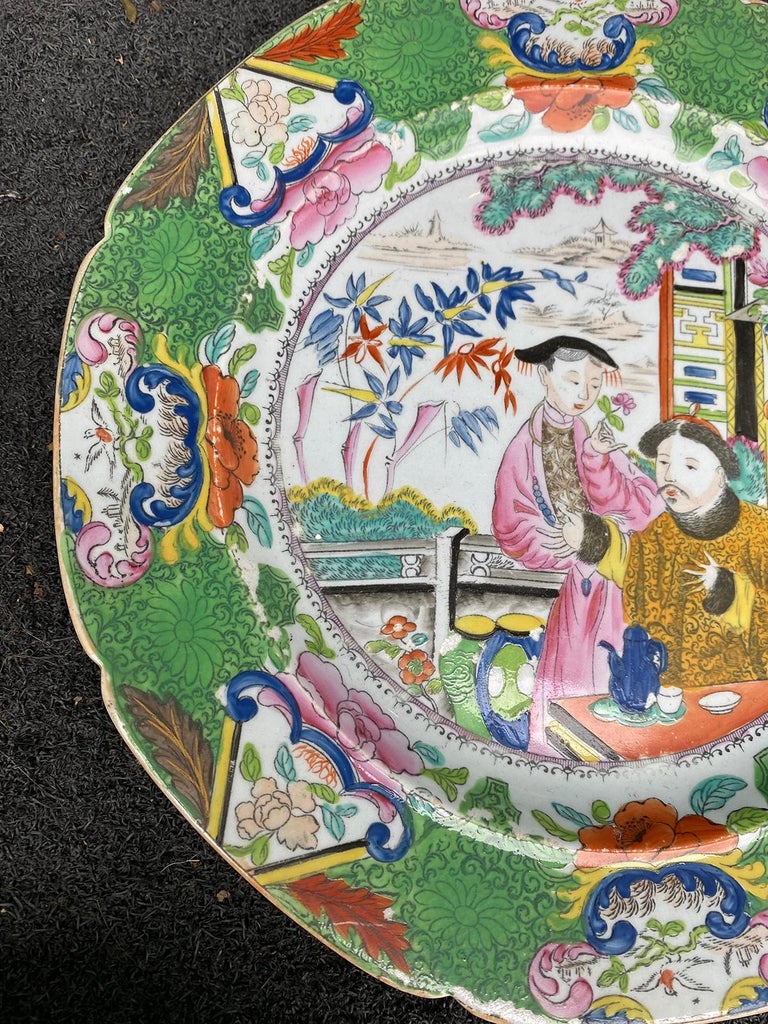 Set of 8 Early 19th Century English Mason's Enameled Ironstone China in ...