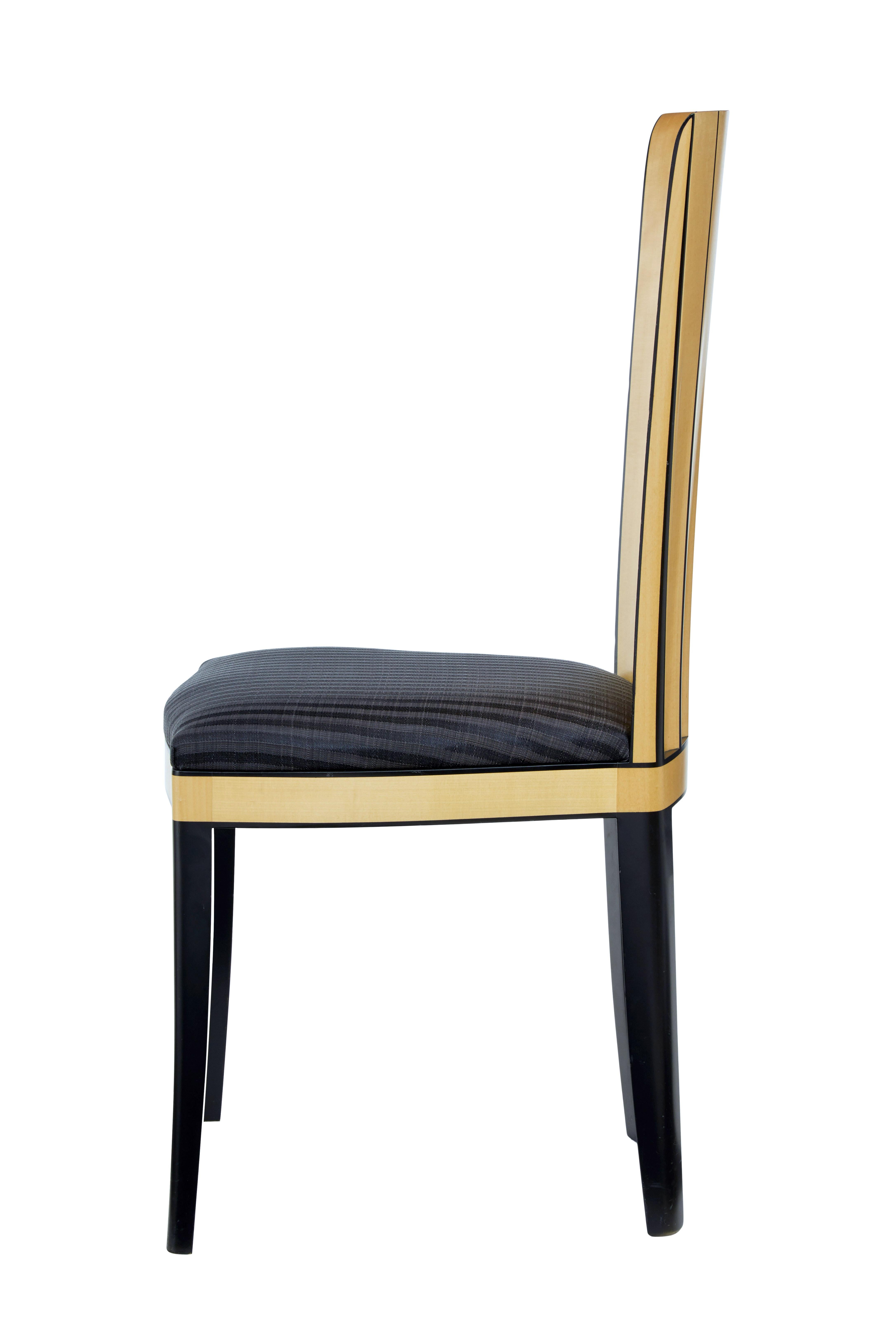 Set of 8 Finnish Cranbrook Dining Chairs by Eliel Saarinen at 1stDibs ...