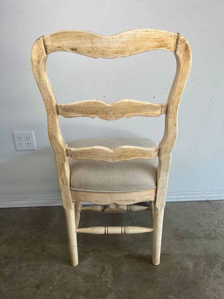 Set of 8 French Ladderback Dining Chairs at 1stDibs