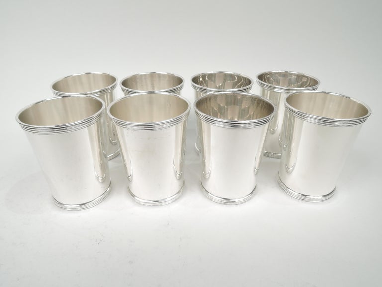 Set of 8 International American Sterling Silver Mint Juleps For Sale at ...