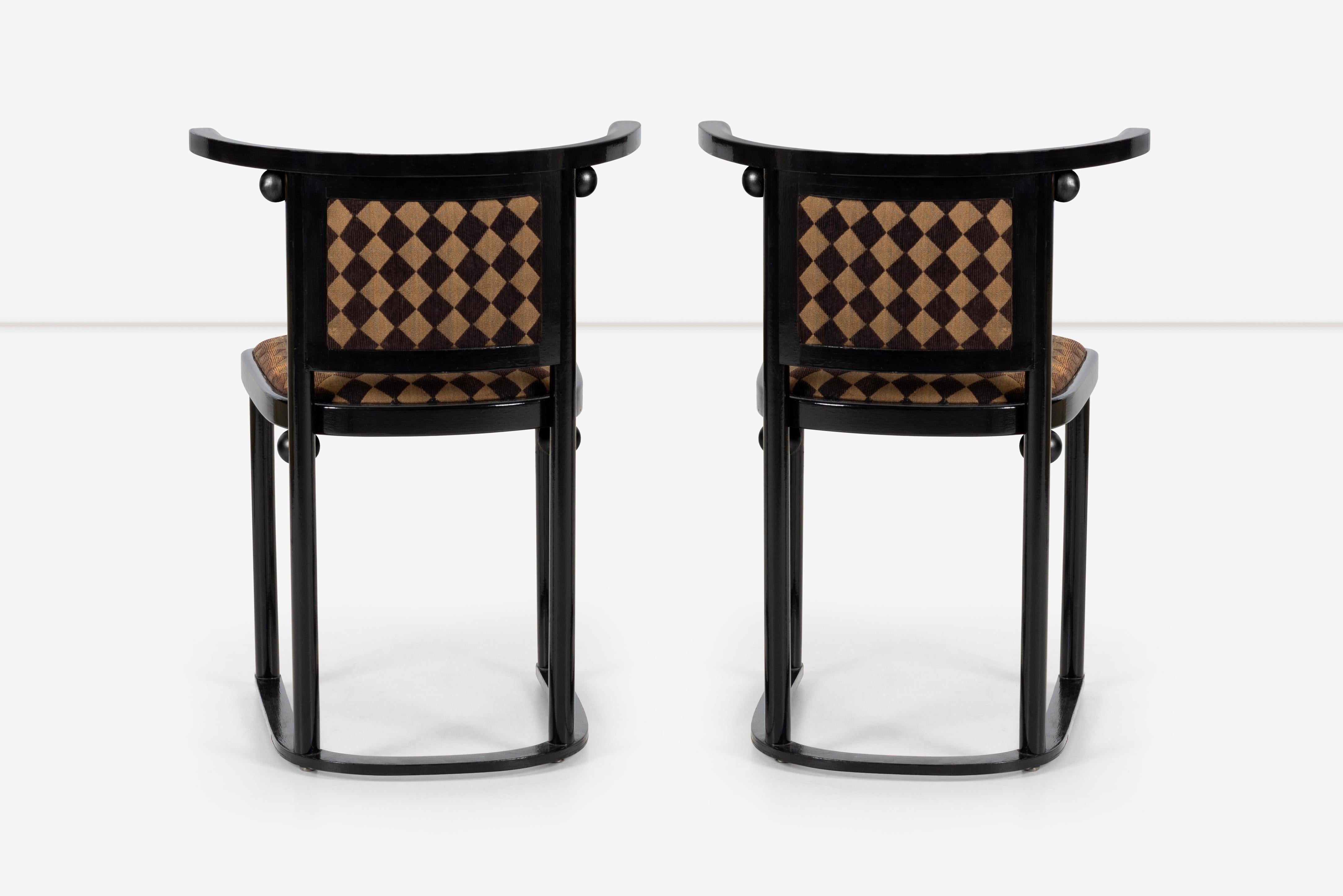 Set of 8 Josef Hoffmann Fledermaus Dining Chairs at 1stDibs