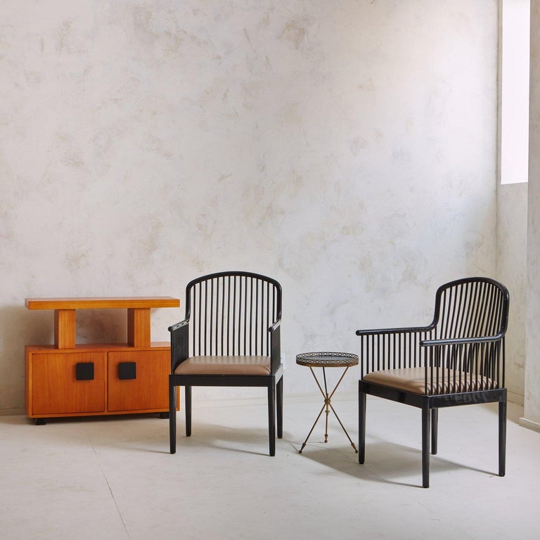 Set of 8 Lacquered Andover Dining Chairs by Davis Allen for Stendig ...