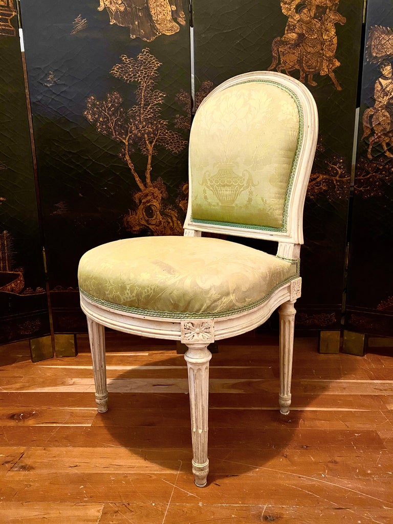 Set of 8 Louis XVI Style French Chairs For Sale at 1stDibs