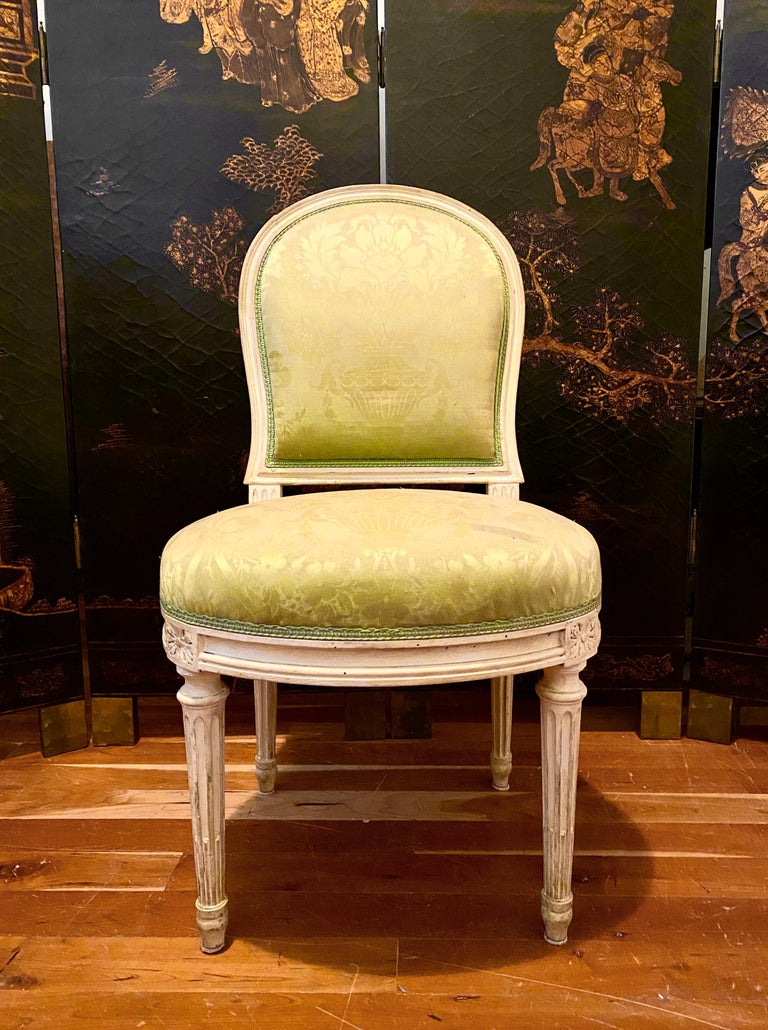 Set of 8 Louis XVI Style French Chairs For Sale at 1stDibs