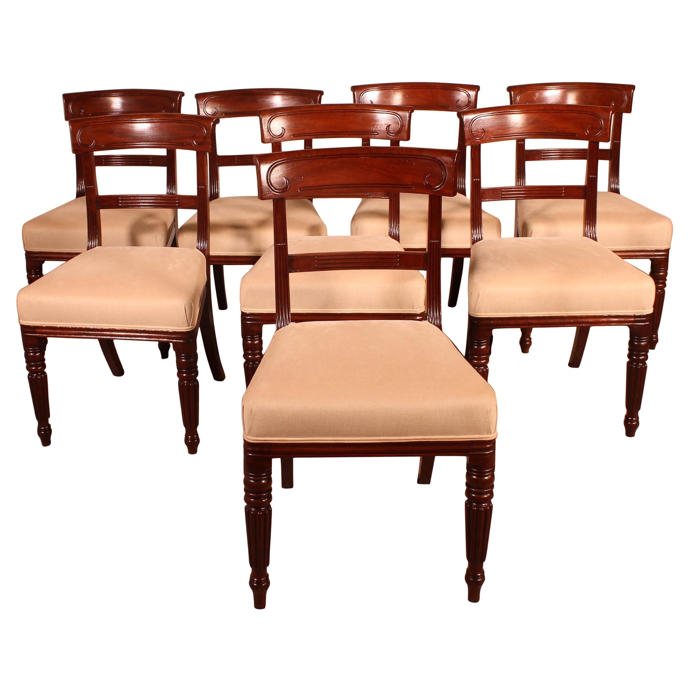 Set of 12 European Chairs, 19th Century For Sale at 1stDibs