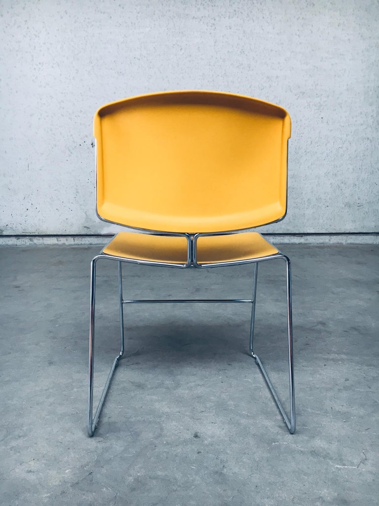 Set of 8 Max Stacker Conference / Office Chairs by Steelcase Strafor ...