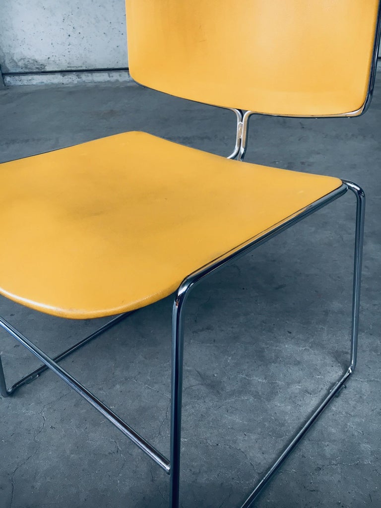 Set of 8 Max Stacker Conference / Office Chairs by Steelcase Strafor ...