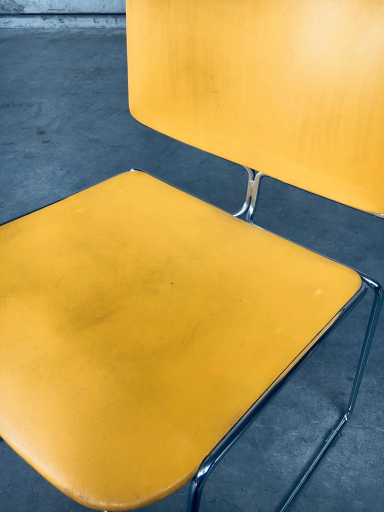 Set of 8 Max Stacker Conference / Office Chairs by Steelcase Strafor ...