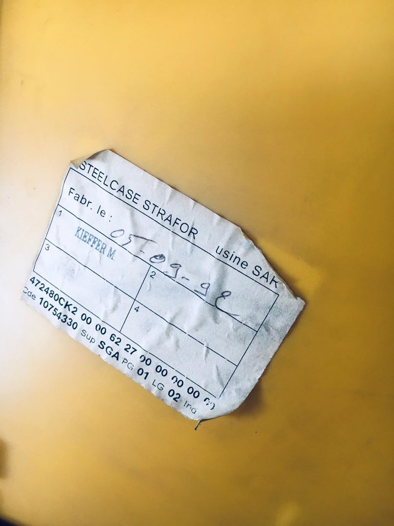 Set of 8 Max Stacker Conference / Office Chairs by Steelcase Strafor ...