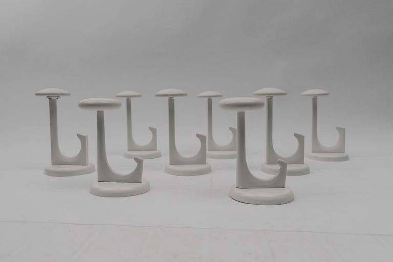 Set of 8 Mid-Century Modern Wall Hooks by Schönbuch, Germany, 1960s For ...