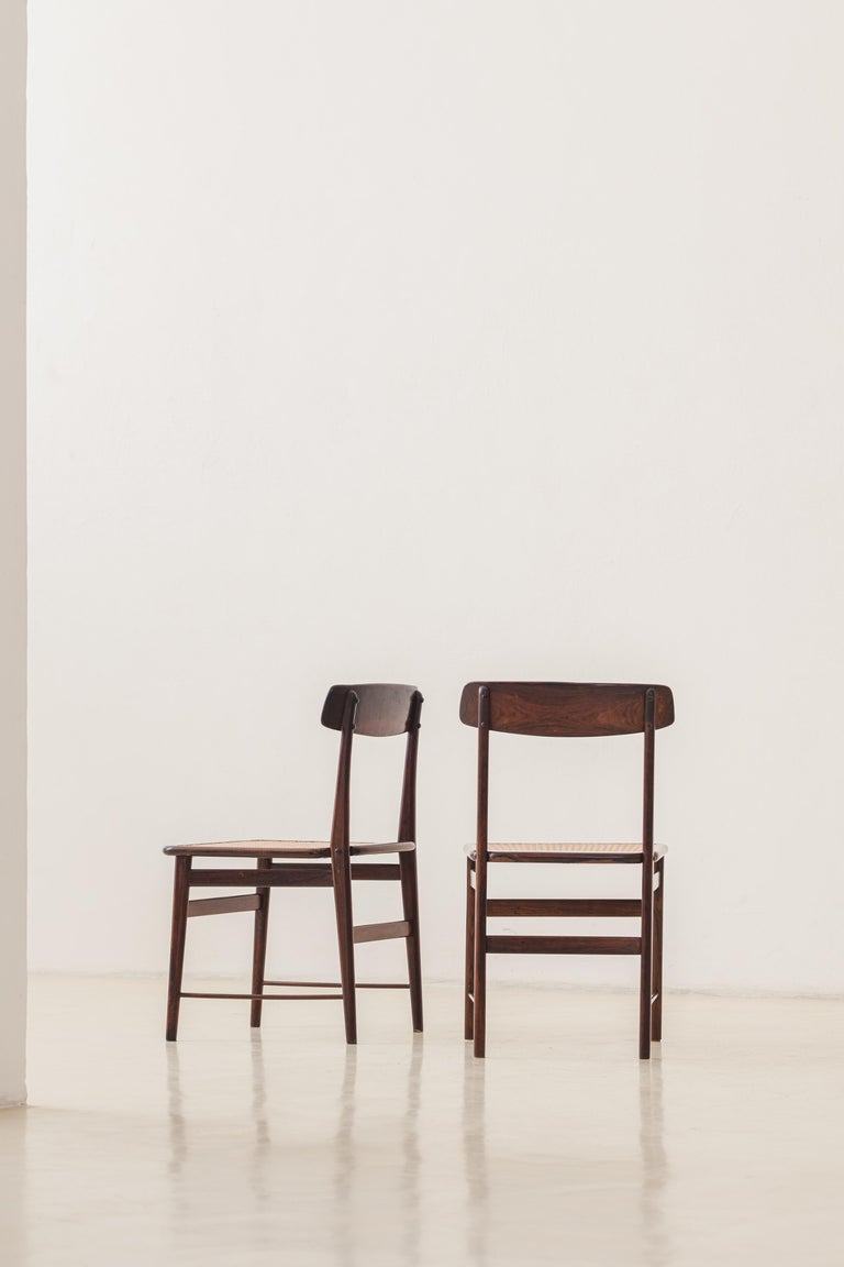 Set of 8 Rosewood ‘Lucio' Chairs, Sergio Rodrigues, 1956, Brazilian ...
