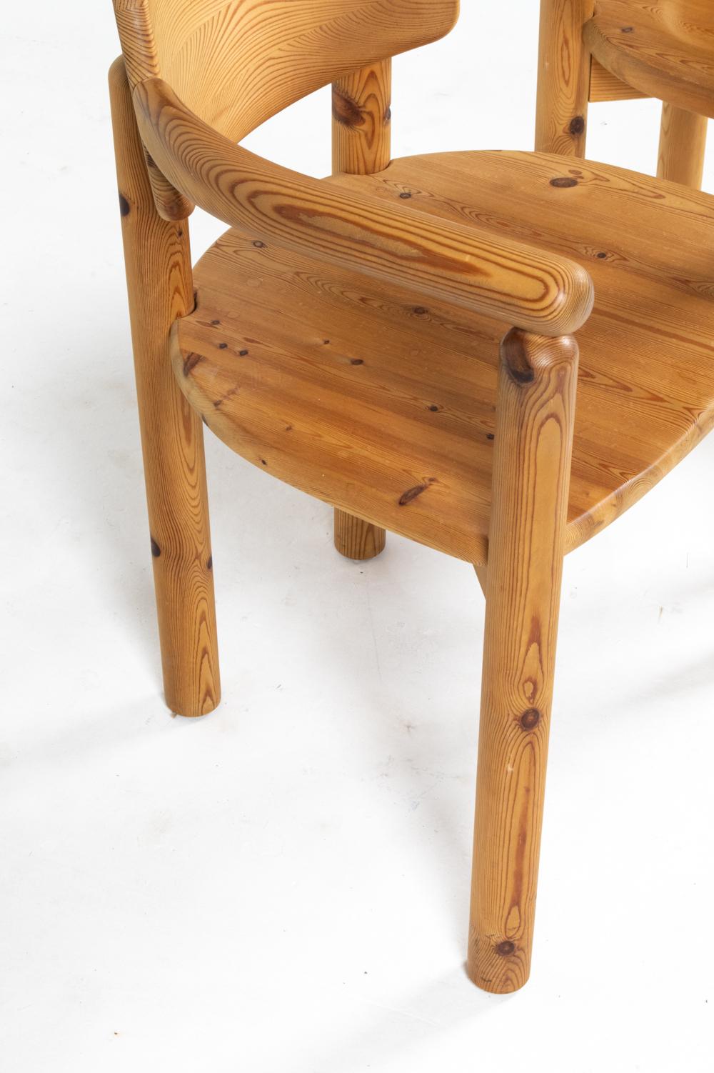 Set of '8' Solid Pine Dining Chairs by Rainer Daumiller for Hirtshals Sawmill For Sale at 1stDibs
