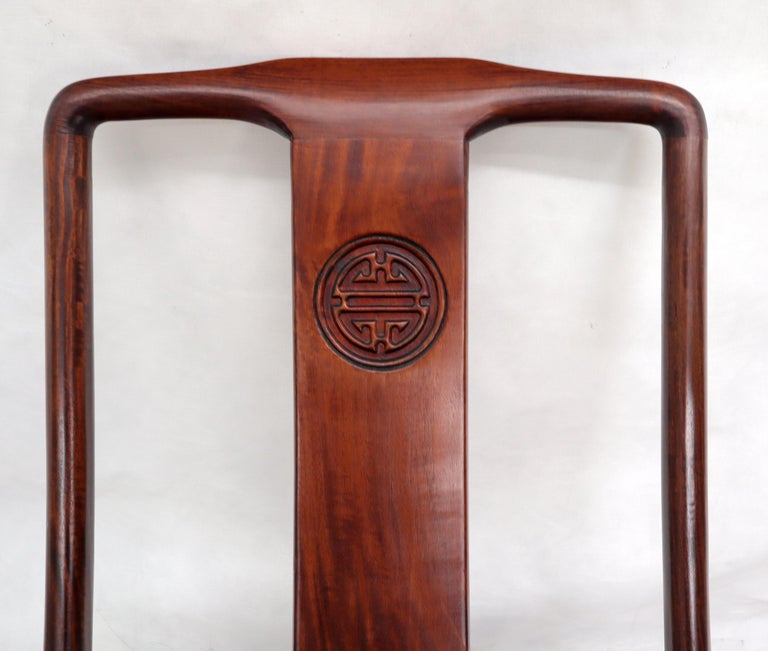 Set of 8 Solid Rosewood High Quality Chinese Asian Dining Room Chairs ...