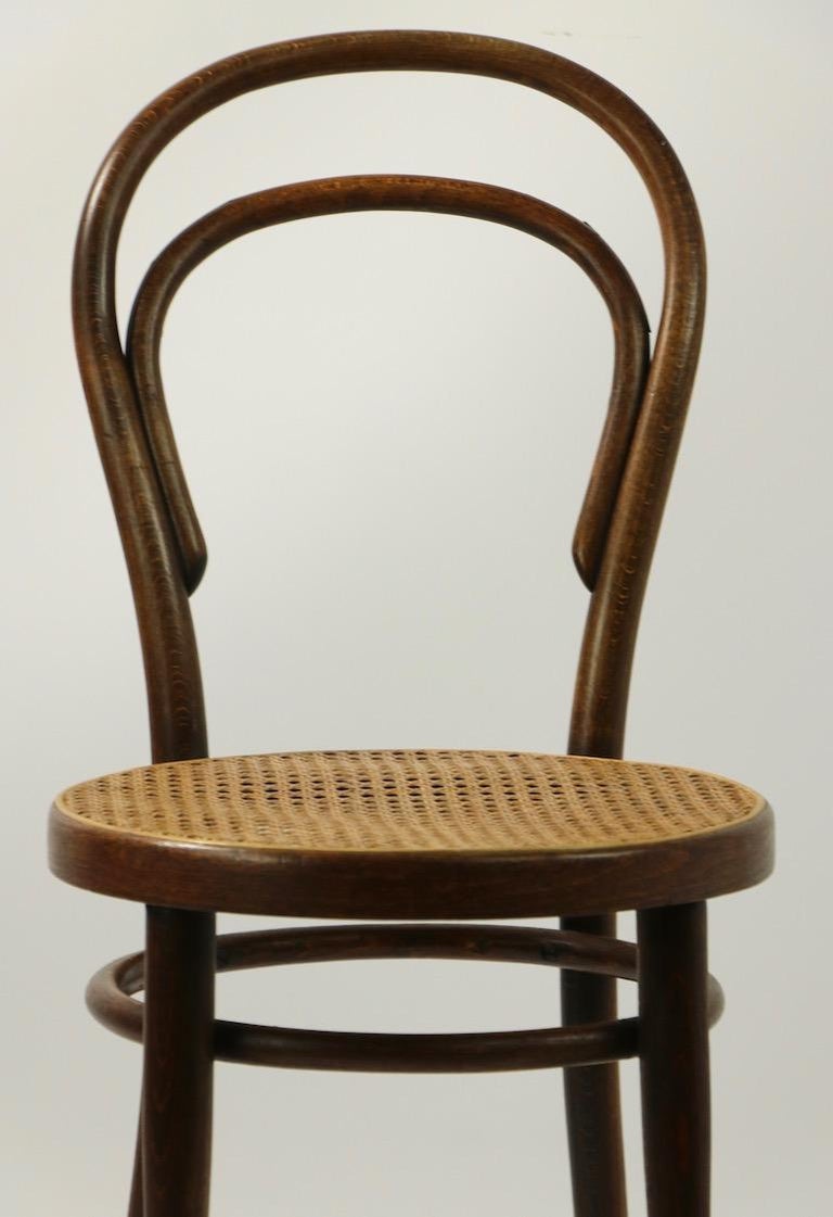 Set of 4 Thonet #14 Bistro Chairs at 1stDibs