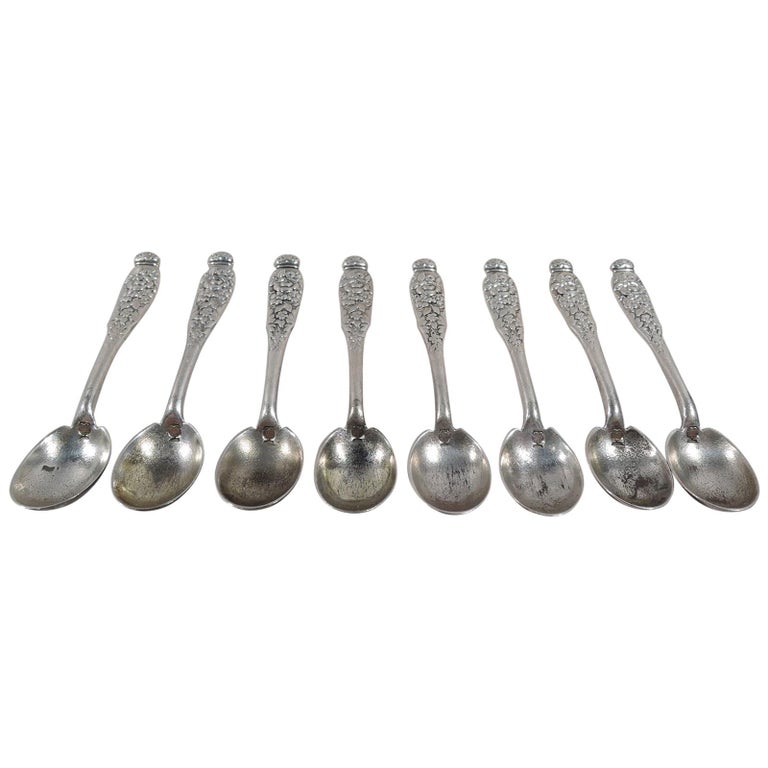 Set of 8 Tiffany Salt Spoons with Chicago Columbian Exposition Stamp ...