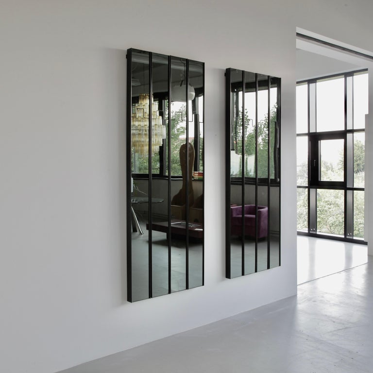 Set of 8 tinted Mirrors by Luciano BERTONCINI, 1971 For Sale at 1stDibs