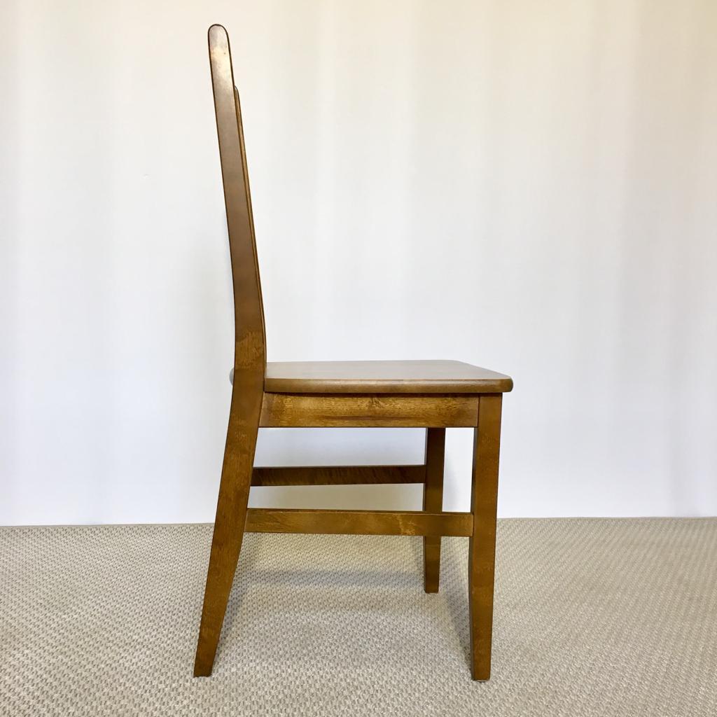 Set of 8 Vintage Birch Dining Chairs at 1stDibs