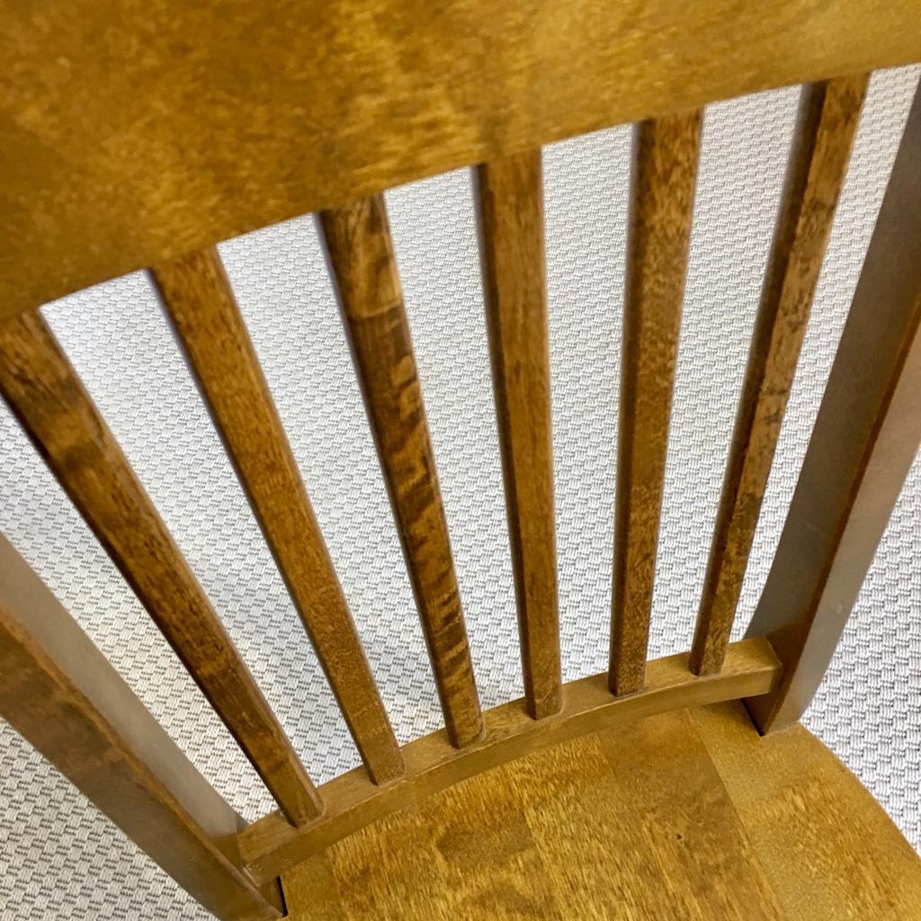 Set of 8 Vintage Birch Dining Chairs at 1stDibs