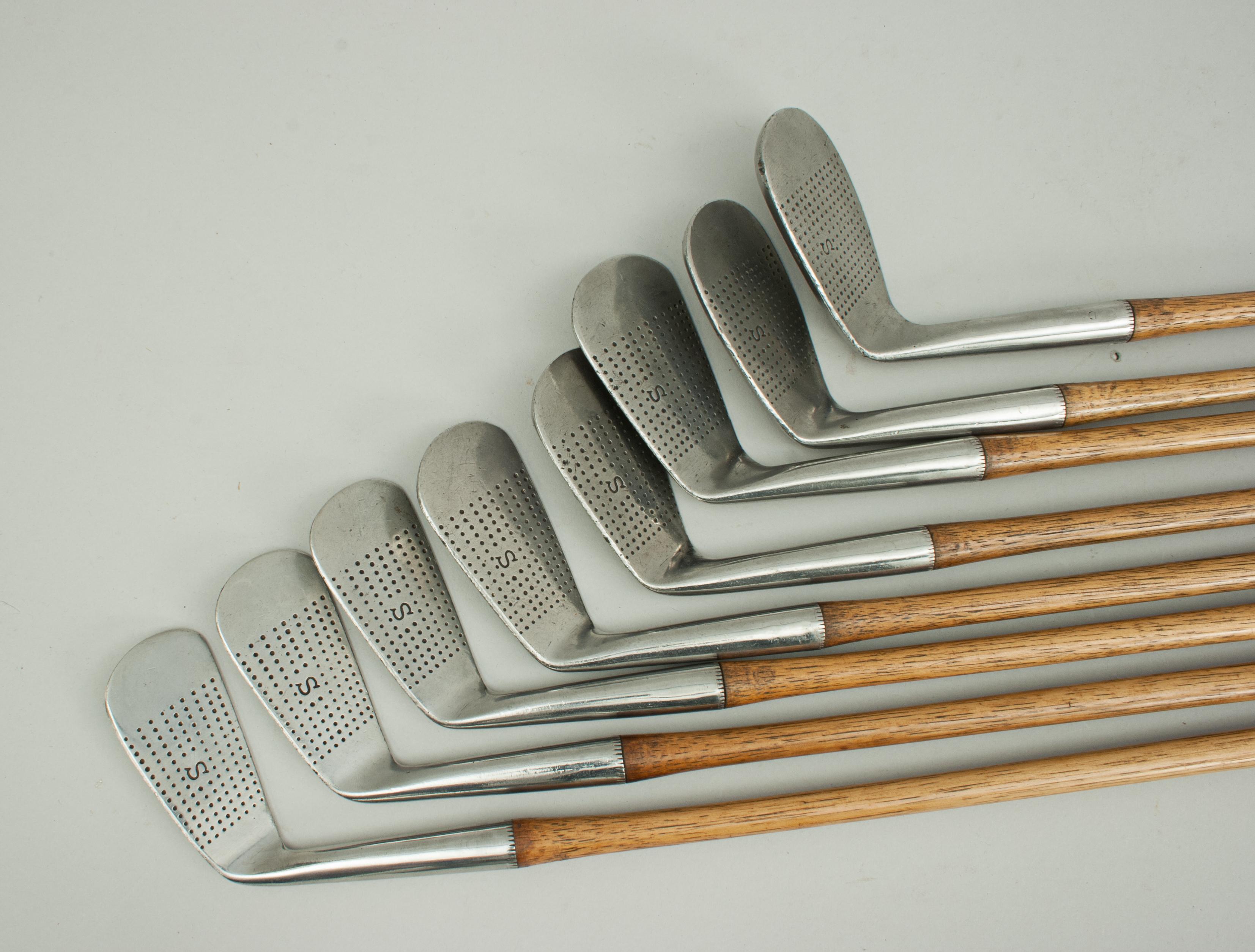 Set of 8 Vintage Golf Clubs by Ben Sayers of North Berwick For Sale at ...