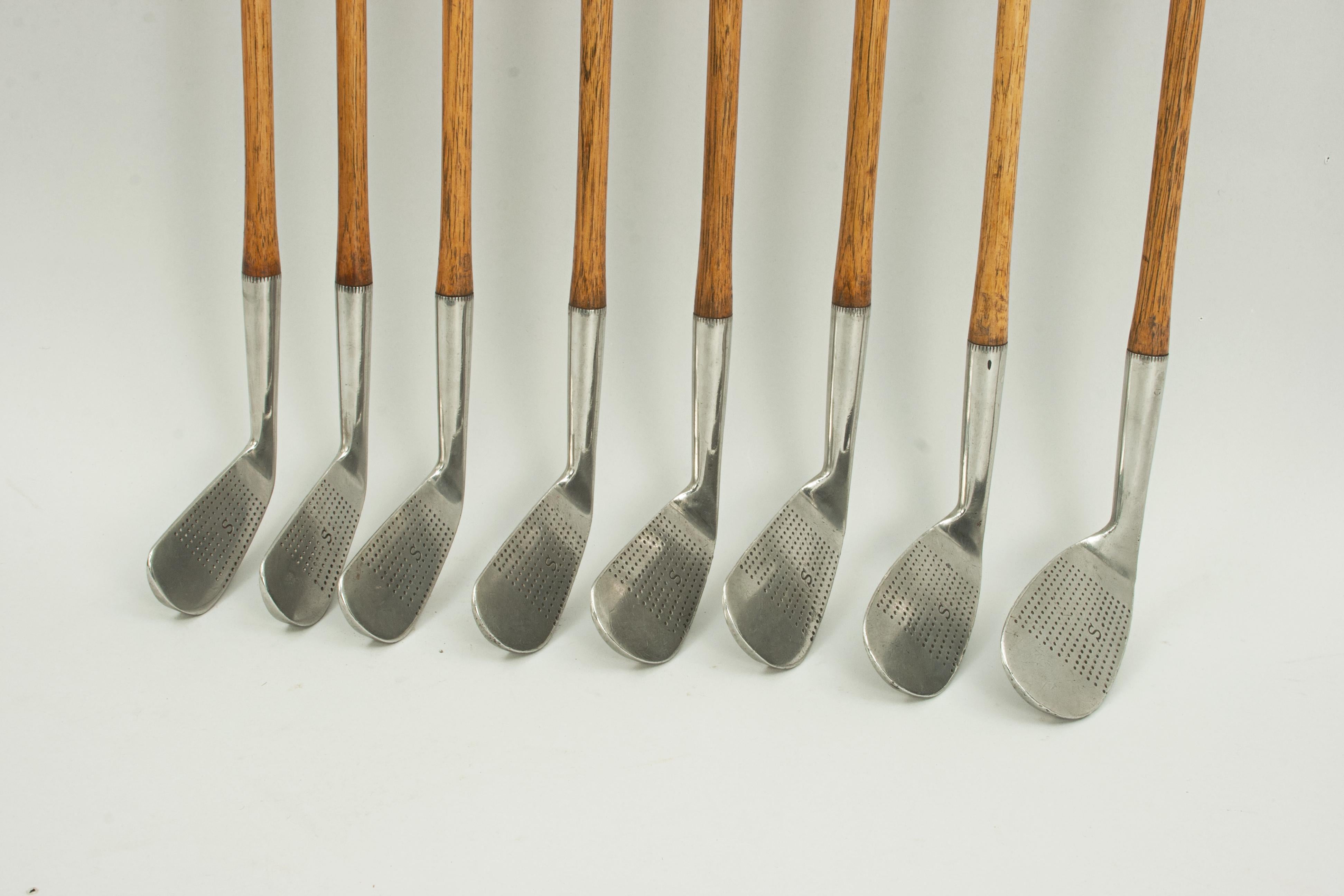 Set of 8 Vintage Golf Clubs by Ben Sayers of North Berwick For Sale at ...