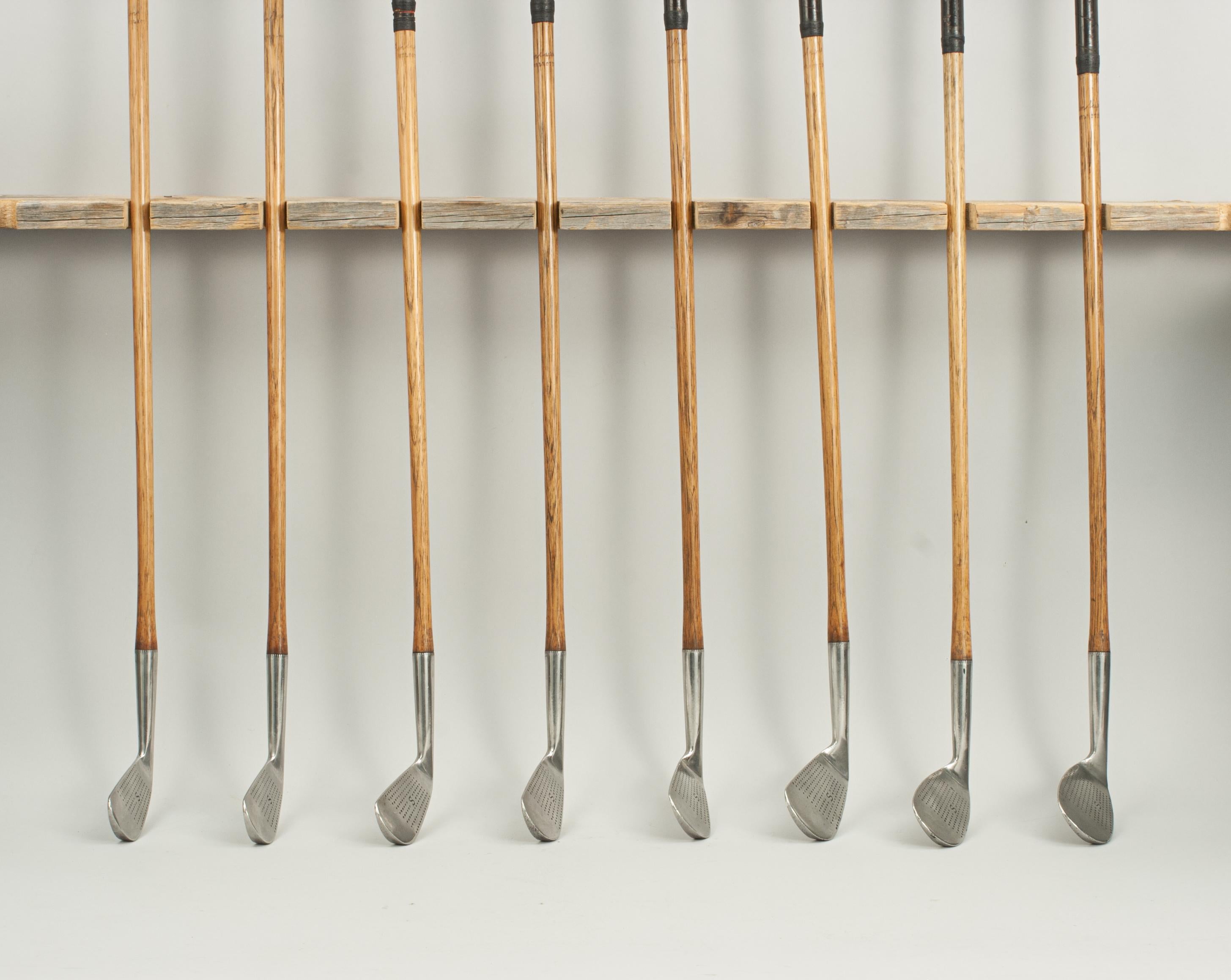 Set of 8 Vintage Golf Clubs by Ben Sayers of North Berwick For Sale at ...