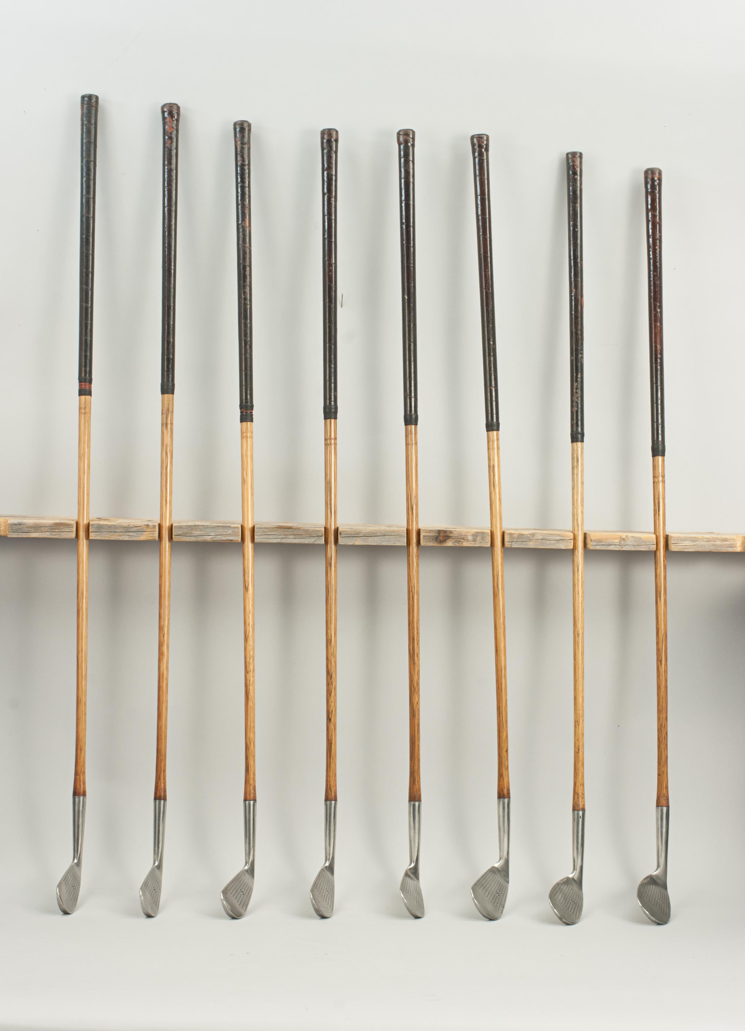 Set of 8 Vintage Golf Clubs by Ben Sayers of North Berwick For Sale at ...