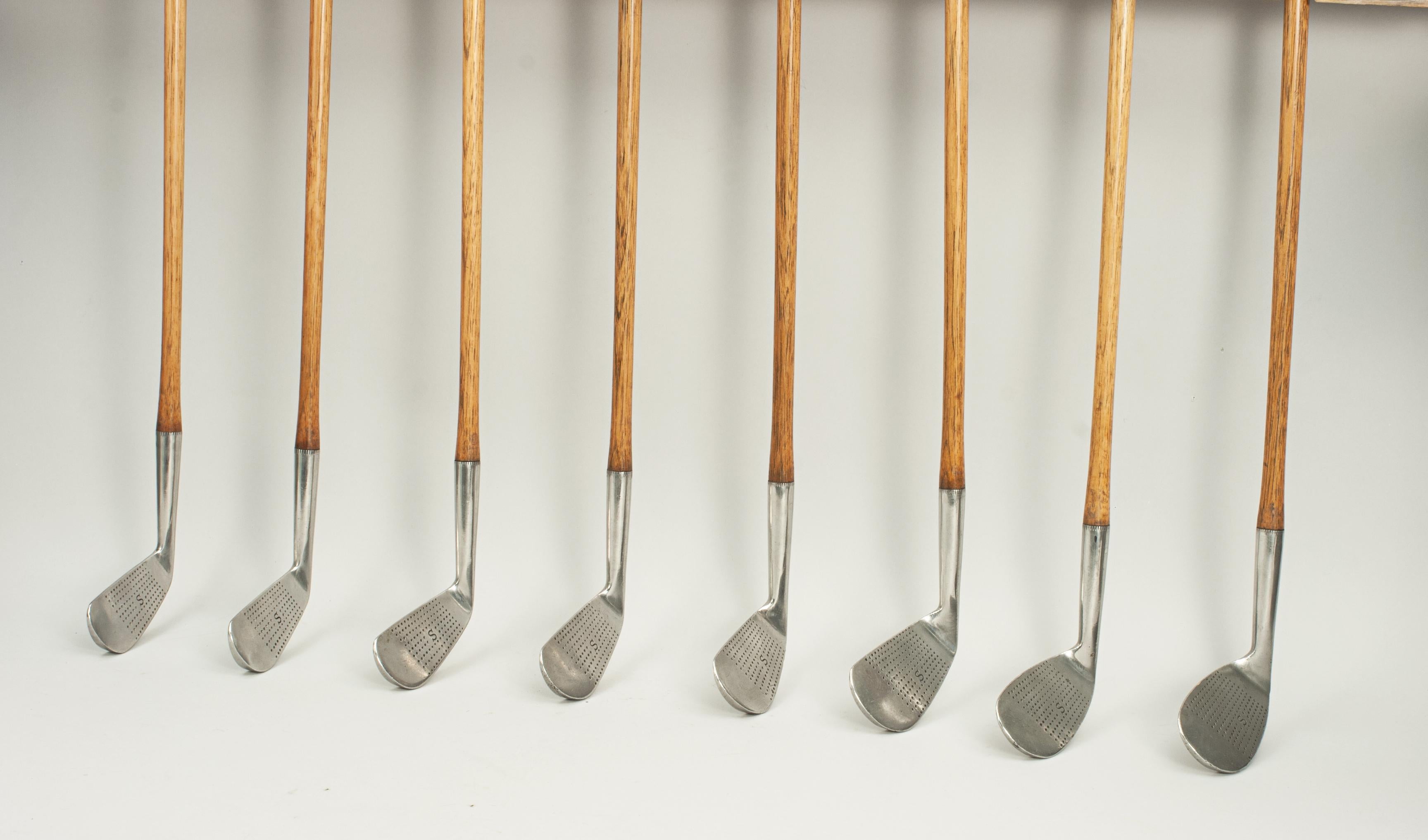 Set of 8 Vintage Golf Clubs by Ben Sayers of North Berwick For Sale at ...