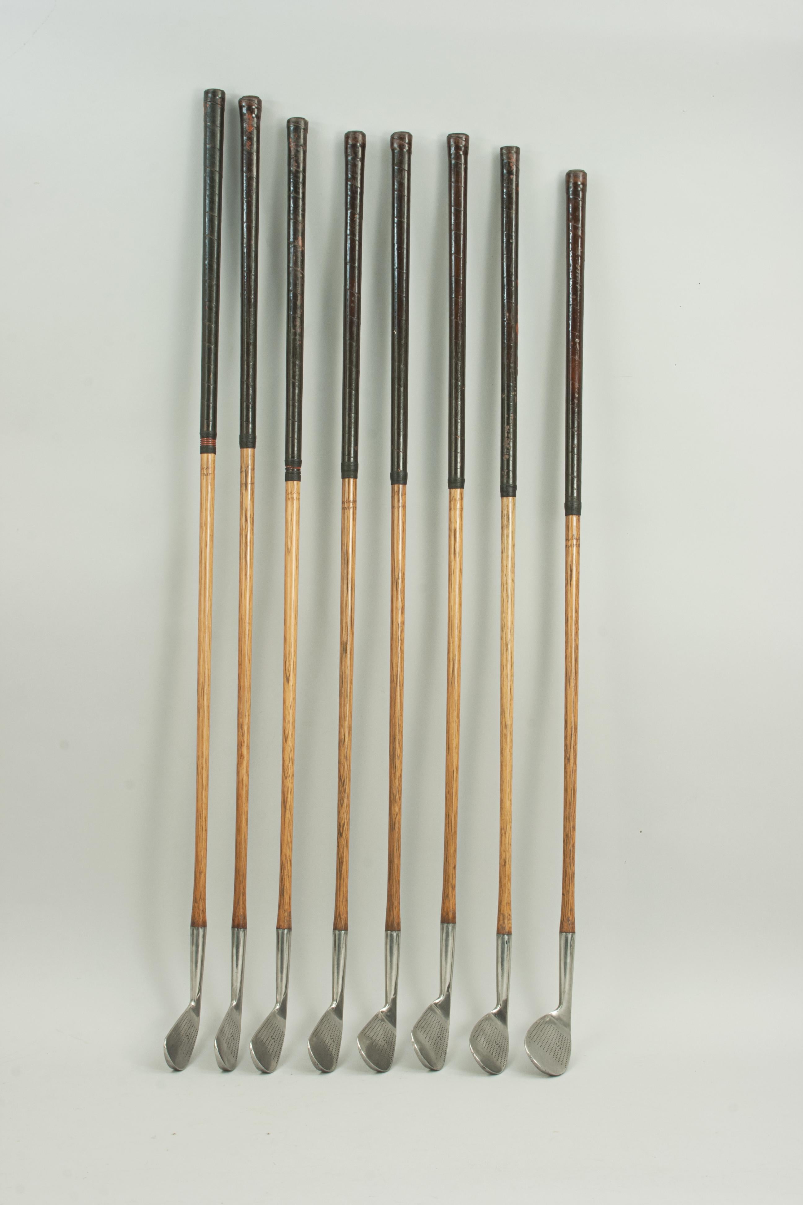 Set of 8 Vintage Golf Clubs by Ben Sayers of North Berwick For Sale at ...