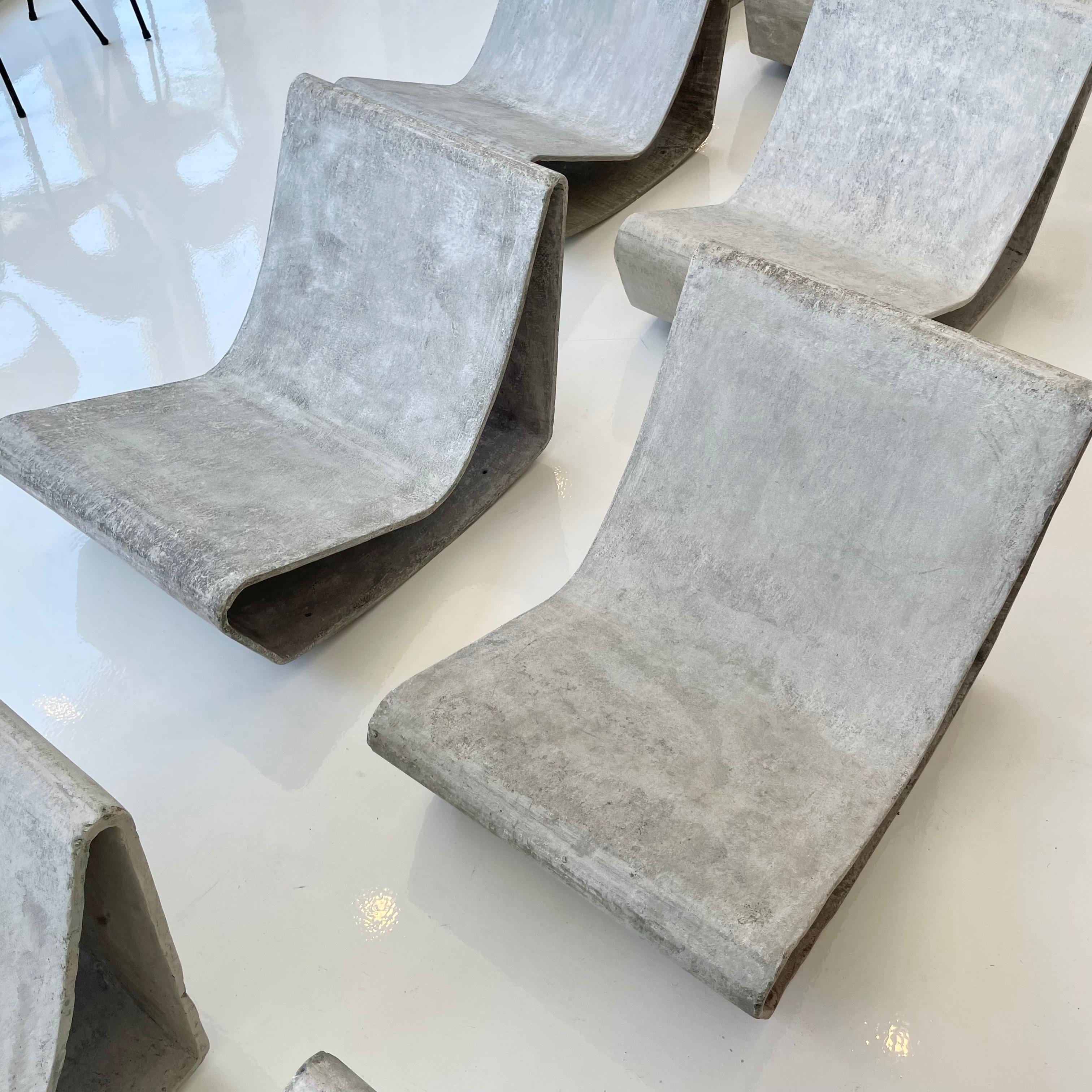 Set of 8 Vintage Willy Guhl Loop Chairs at 1stDibs