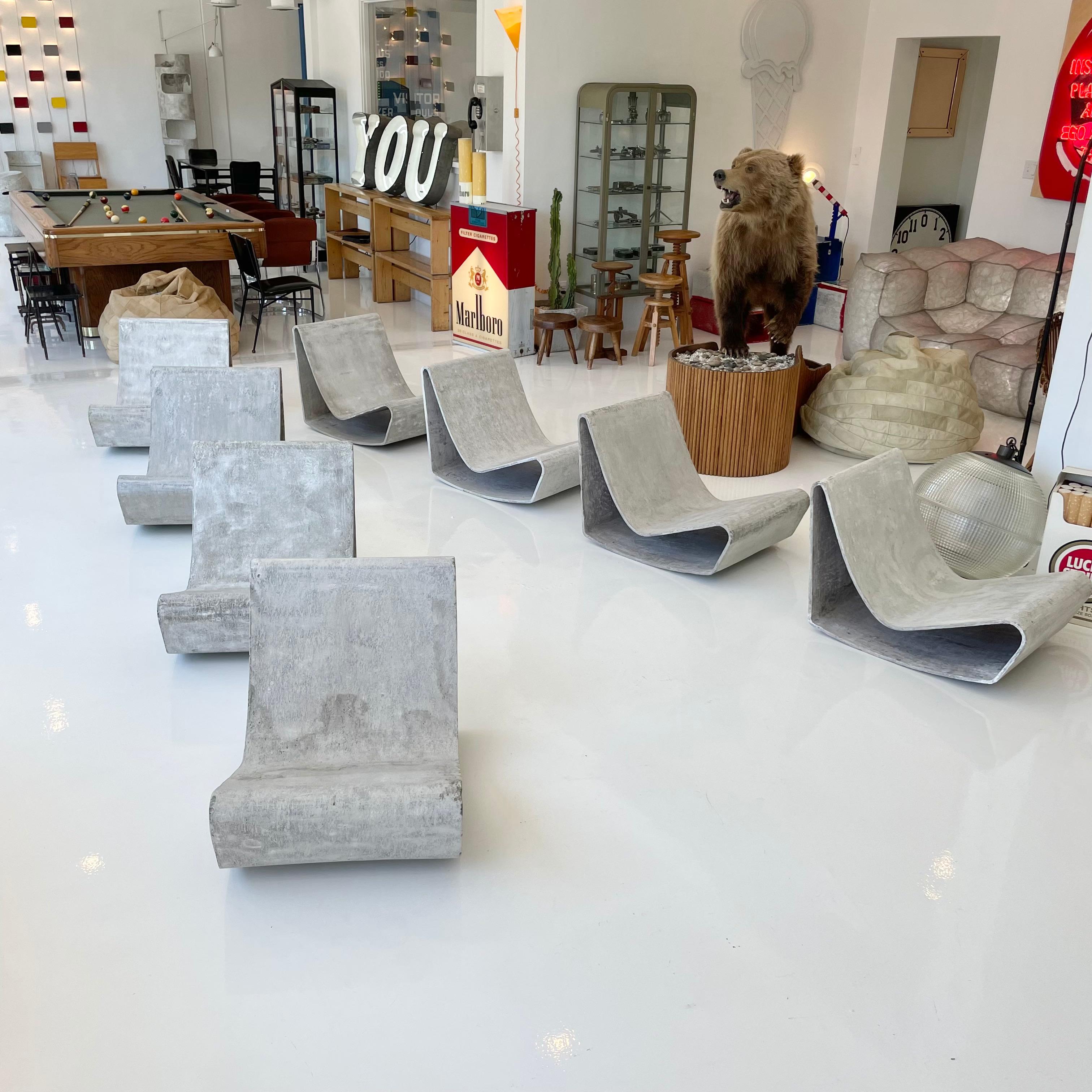 Set of 8 Vintage Willy Guhl Loop Chairs at 1stDibs