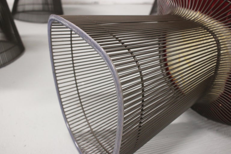 Set of 8 Warren Platner Knoll Wire Dining Chairs, USA For Sale at ...