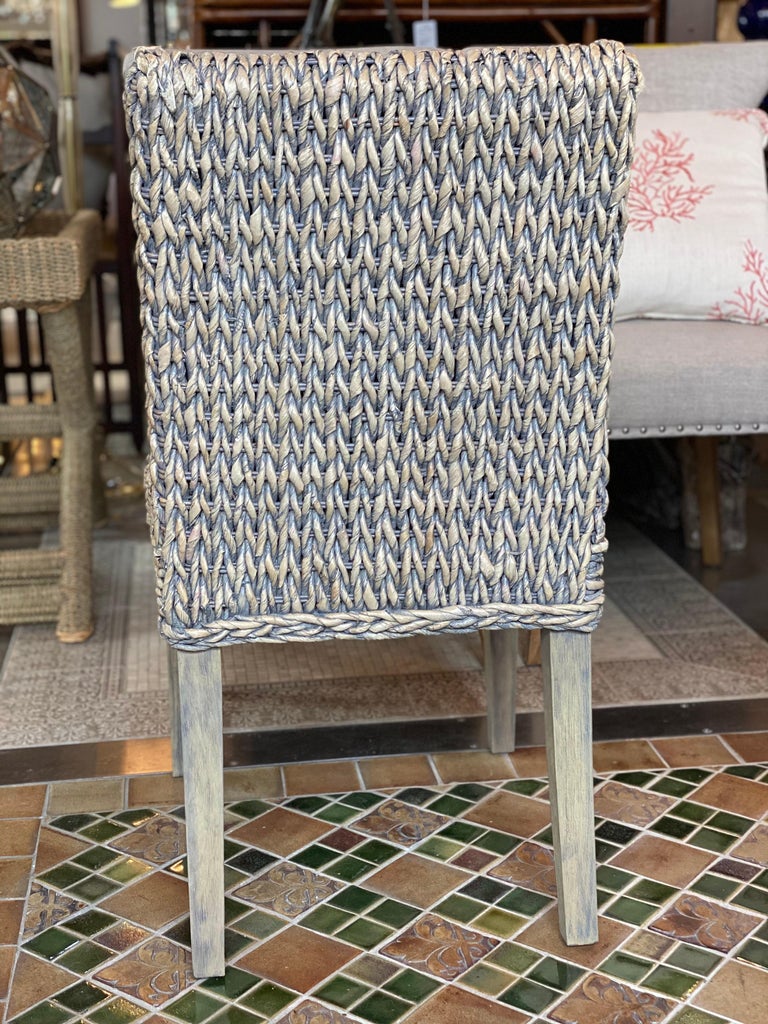 Set of 8 Woven Sea Grass Chairs at 1stDibs