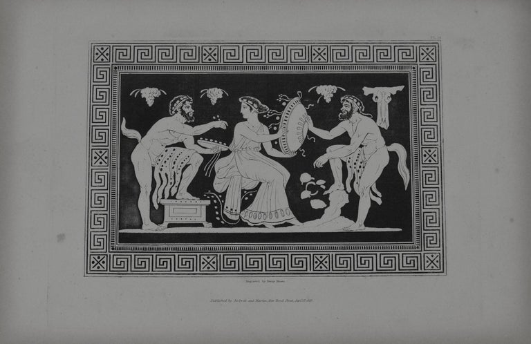 Set of 9 Antique Prints of Greek Ornamental Panels, Dated 1819 For Sale ...