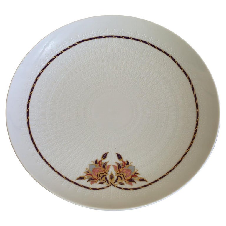 retro dinner plates