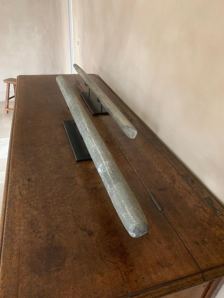 Set of Ancient Bactrian Marble Idol Staff Sceptors For Sale at 1stDibs