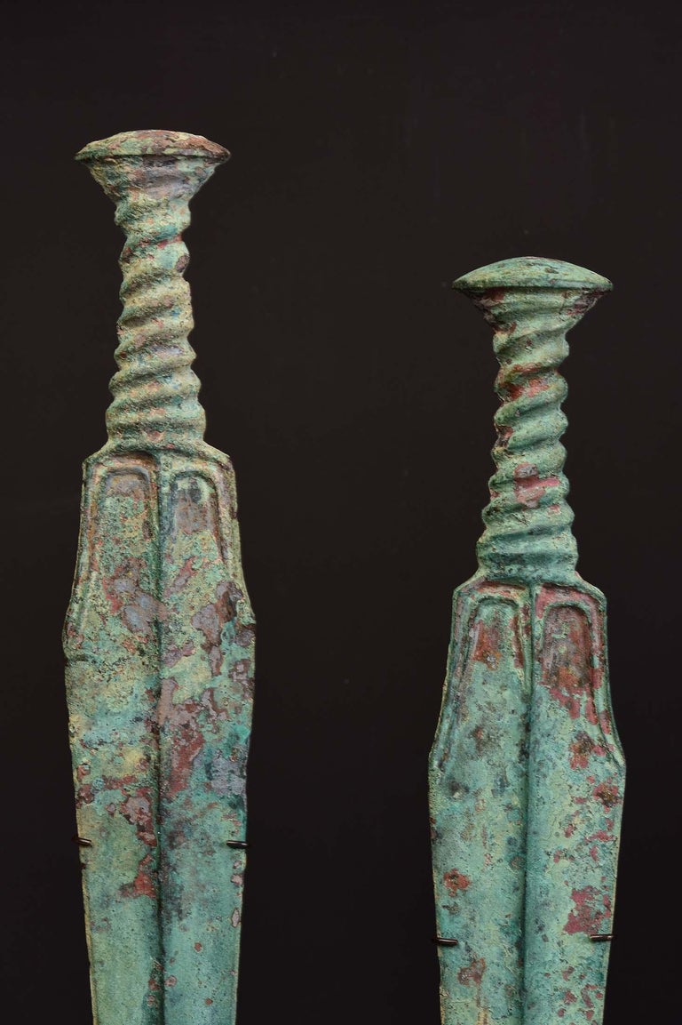 Set of Ancient Luristan Bronze Sword / Knife / Dagger / Early Iron Age ...