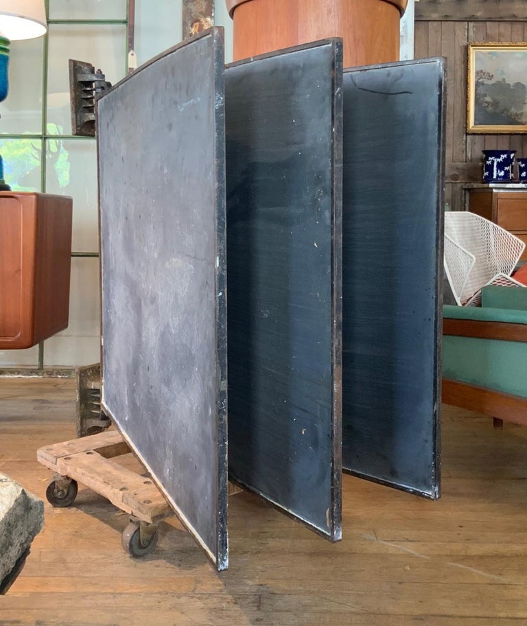 Set of Antique Cast Iron and Slate Chalkboards at 1stDibs