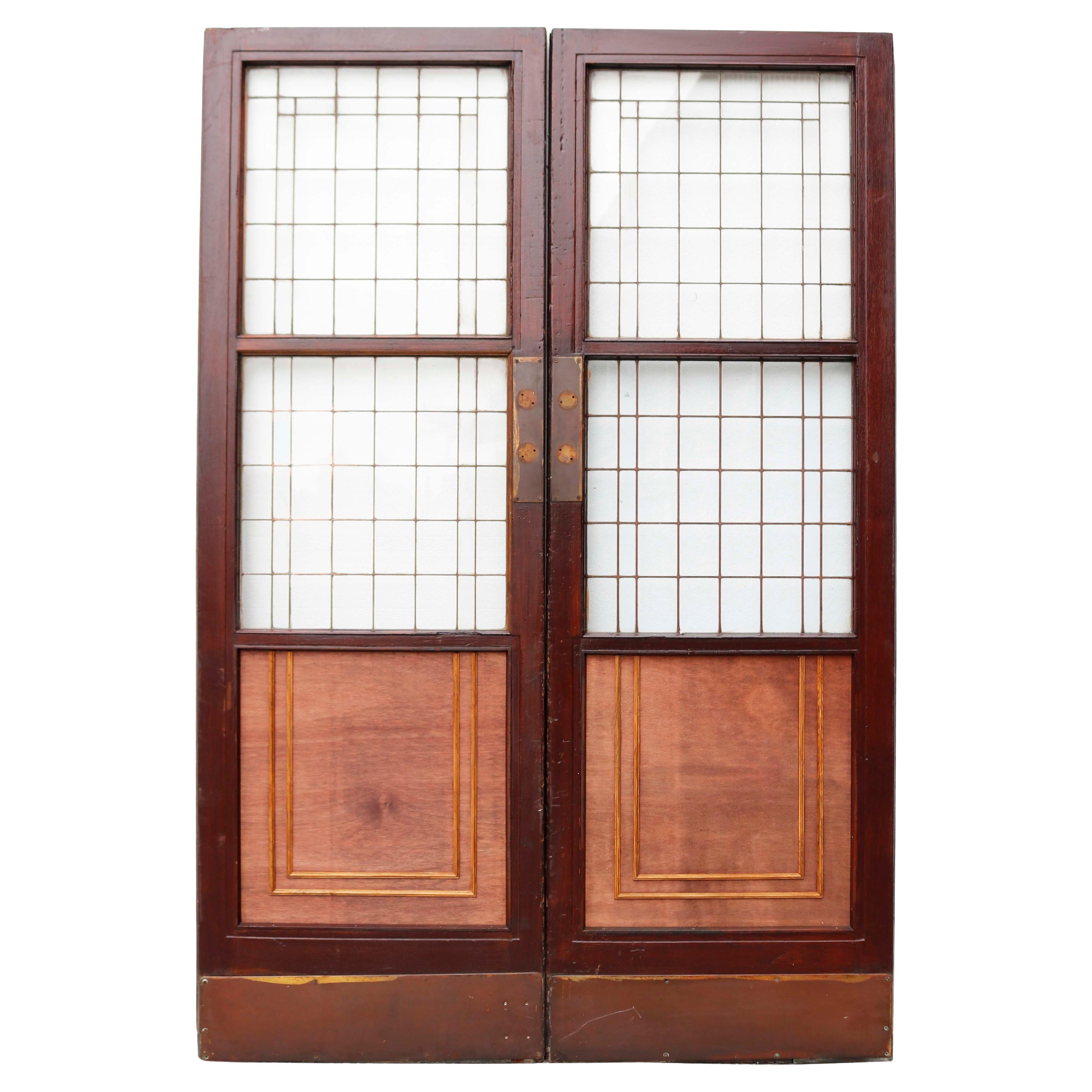 French Double Door Set, circa 1850 For Sale at 1stDibs
