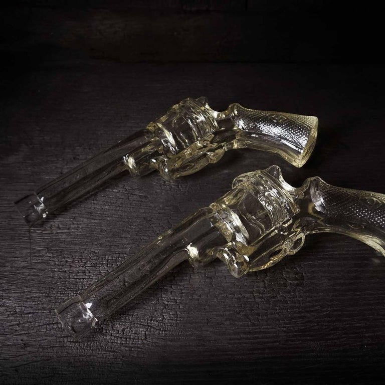 Set of Early 20th Century Glass Revolver Candy Bottles at 1stDibs ...