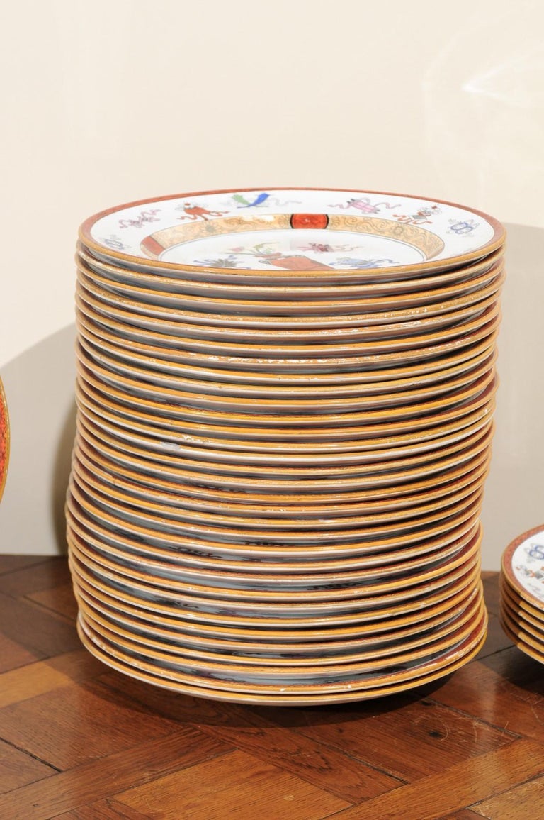 Set of Antique Minton Plates For Sale at 1stDibs