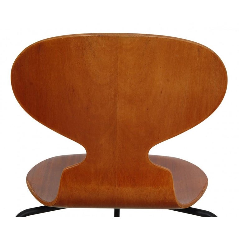 Set of Arne Jacobsen Ant Chairs in Teak '2' For Sale at 1stDibs