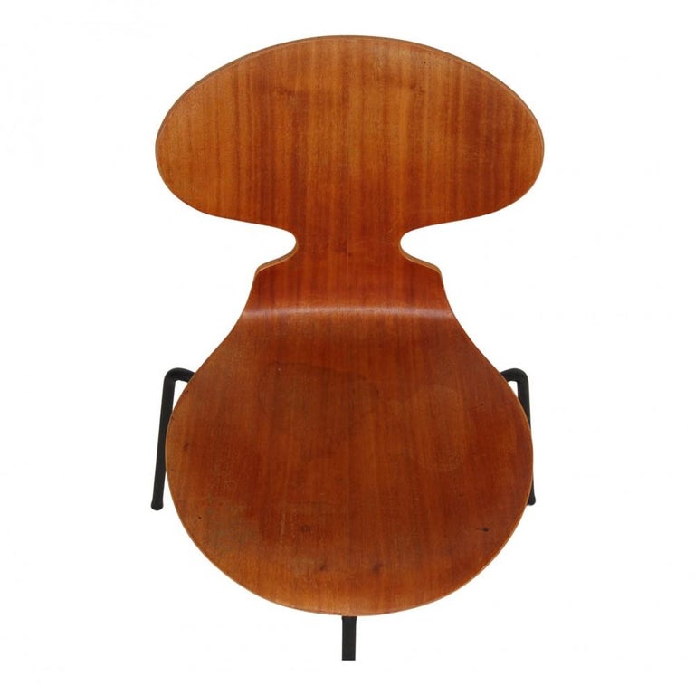 Set of Arne Jacobsen Ant Chairs in Teak '2' For Sale at 1stDibs