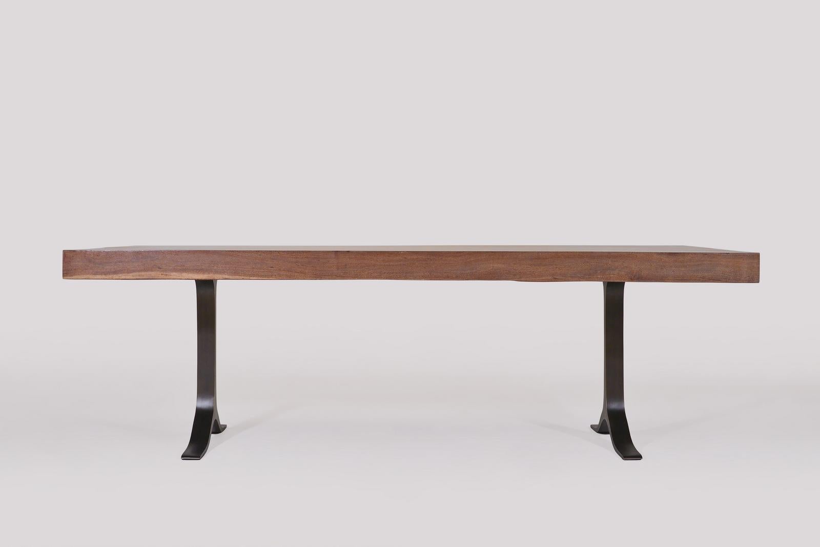 Set of Bespoke Two Joint Slabs Antique Reclaimed Hardwood, Dining Table ...