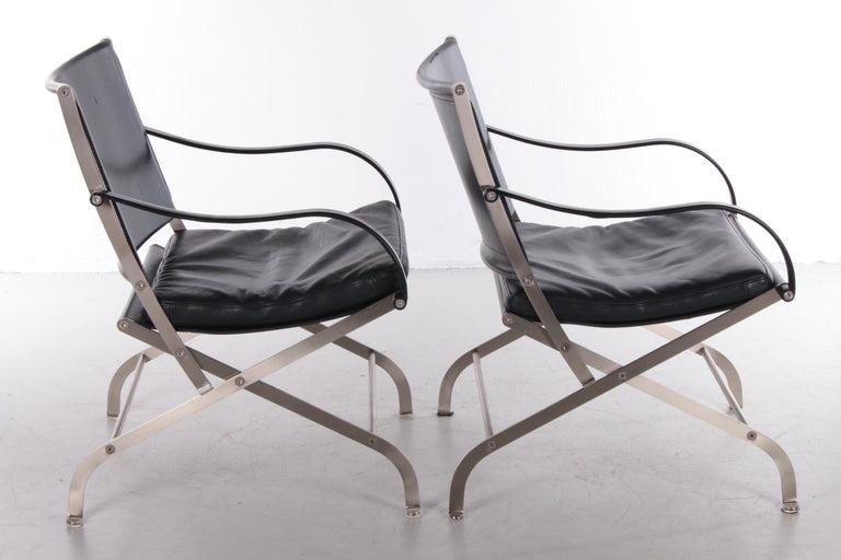 Set of Black Carlotta Chairs by Antonio Citterio, 1990s For Sale at 1stDibs