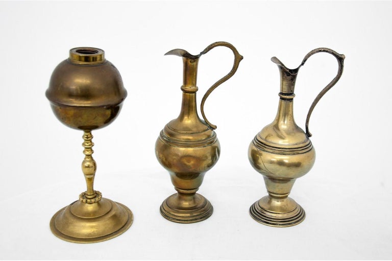 Set of Brass Indian Utensils at 1stDibs