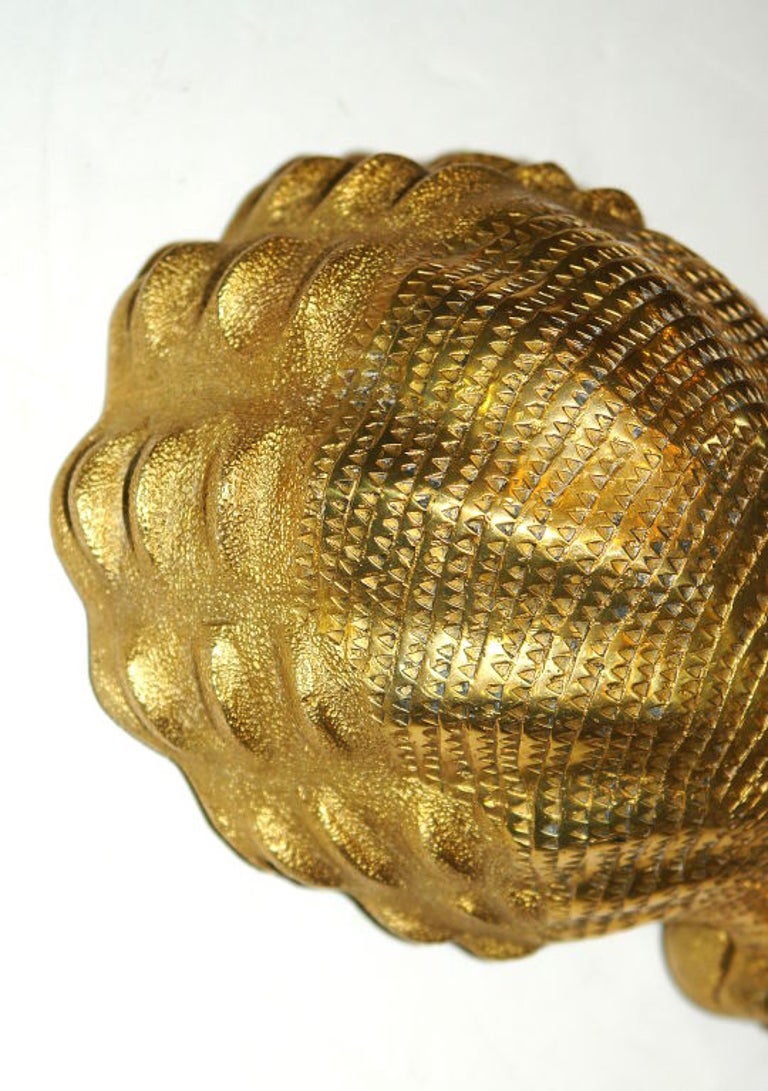 Set of Bronze Shell-Shaped Sconces, Sold per Pair For Sale at 1stDibs